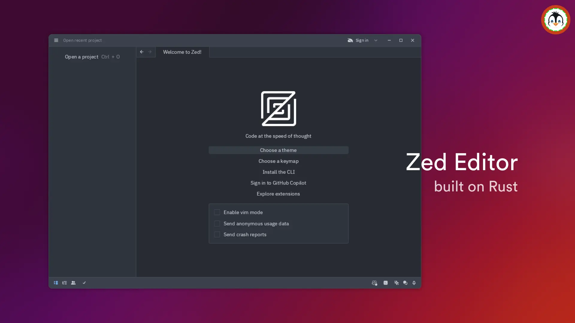 Zed: A Blazzing Fast Editor is Now Available for Linux